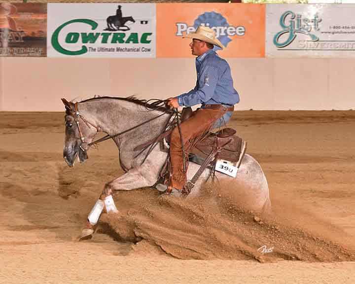 Some Kinda Merada, shown by Todd Bergen, wins NRCHA Derby Open ...